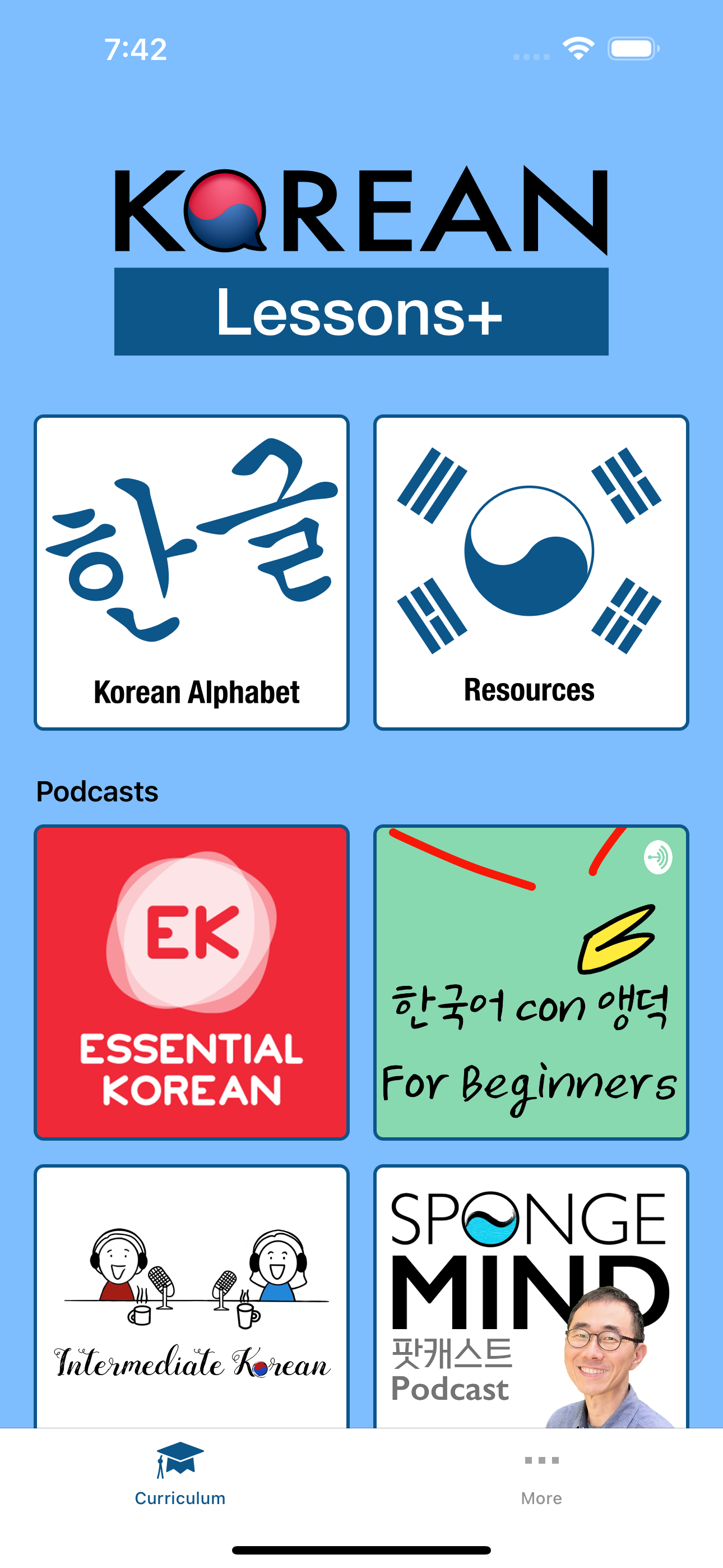 Korean - Lessons+ for iOS